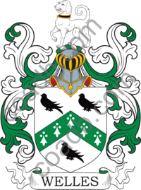 Wells Family Crest, Coat of Arms and Name History