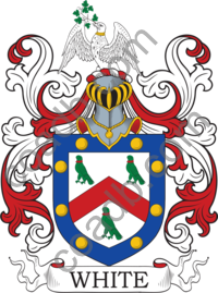 White Family Crest, Coat of Arms and Name History