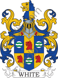 White Family Crest, Coat of Arms and Name History