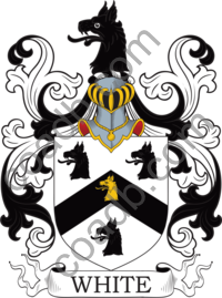 White Family Crest, Coat of Arms and Name History