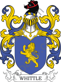 Whittle Family Crest, Coat of Arms and Name History