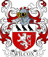 Wilcox Family Crest, Coat of Arms and Name History