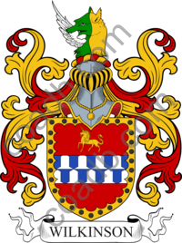 Wilkinson Family Crest, Coat of Arms and Name History