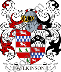 Wilkinson Family Crest, Coat of Arms and Name History