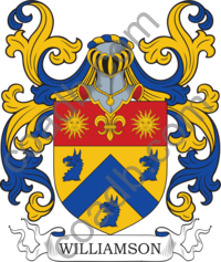 Williamson Family Crest, Coat of Arms and Name History