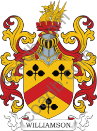 Williamson Family Crest, Coat of Arms and Name History