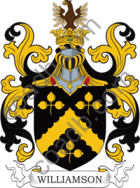 Williamson Family Crest, Coat of Arms and Name History