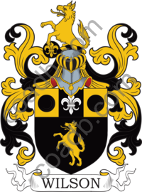 Wilson Family Crest, Coat of Arms and Name History