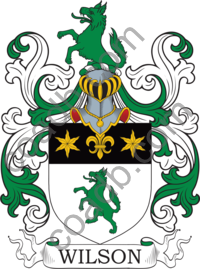 Wilson Family Crest, Coat of Arms and Name History