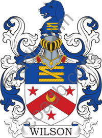 Wilson Family Crest, Coat of Arms and Name History