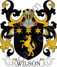 Wilson Family Crest, Coat of Arms and Name History