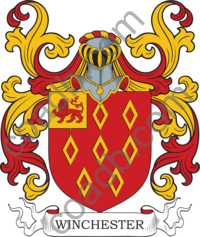 Winchester Family Crest, Coat of Arms and Name History