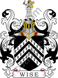 Wise Family Crest, Coat of Arms and Name History