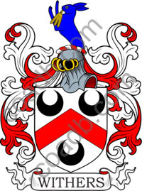 Withers Family Crest, Coat of Arms and Name History