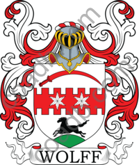 Wolff Family Crest, Coat of Arms and Name History