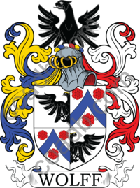 Wolff Family Crest, Coat of Arms and Name History