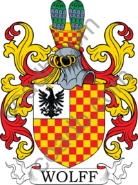 Wolff Family Crest, Coat of Arms and Name History