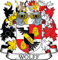 Wolff Family Crest, Coat of Arms and Name History
