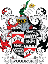 Woodruff Family Crest, Coat of Arms and Name History