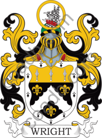 Wright Family Crest, Coat of Arms and Name History