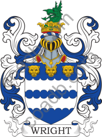 Wright Family Crest, Coat of Arms and Name History