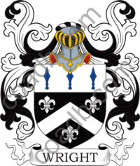 Wright Family Crest, Coat of Arms and Name History