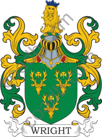 Wright Family Crest, Coat of Arms and Name History