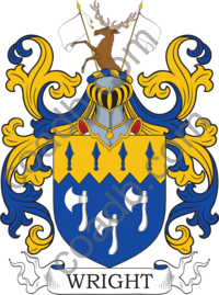 Wright Family Crest, Coat of Arms and Name History