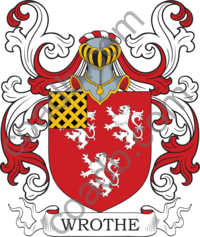 Wroth Family Crest, Coat of Arms and Name History
