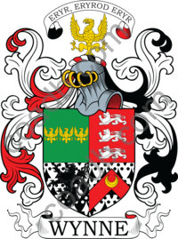 Wynne Family Crest, Coat of Arms and Name History