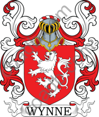 Wynne Family Crest, Coat of Arms and Name History