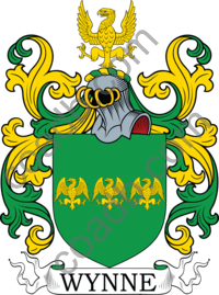 Wynne Family Crest, Coat of Arms and Name History