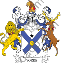 York Family Crest, Coat of Arms and Name History