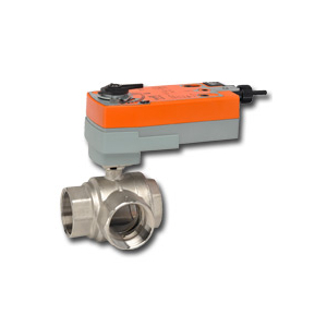 B338+AFRB24-SR BLM Characterized Control Valve (CCV), 1 1/2", 3-way, Cv ...