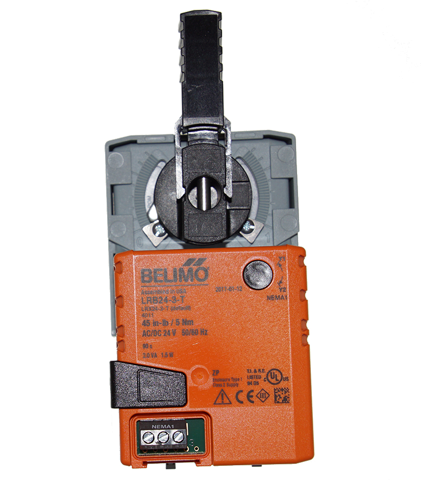 LRB24-3-T BLM Rotary Actuator 24V On/Off, Floating, Terminals