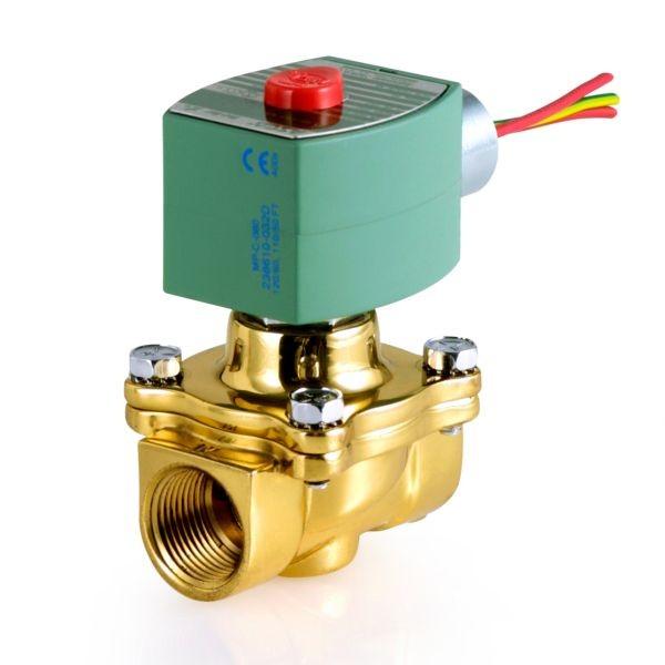 8210G004-120/60 ASC 8210G004 2-Way Brass 1 In Solenoid Valve, Normally ...