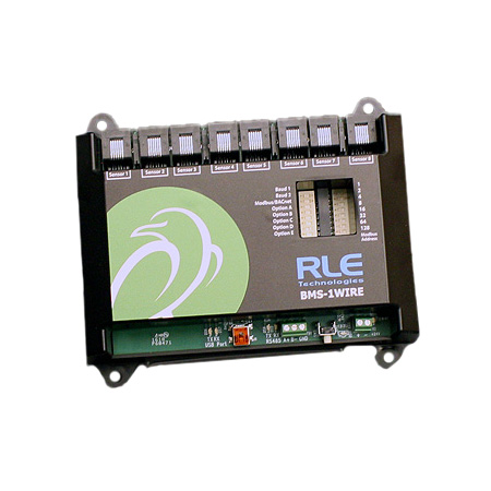 BMS-1WIRE RLE Monitoring Appliance; 8 RJ-11 inputs for use with RLE's 1 ...