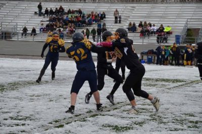 DE/TE Colter’s height and speed gives him an advantage ...