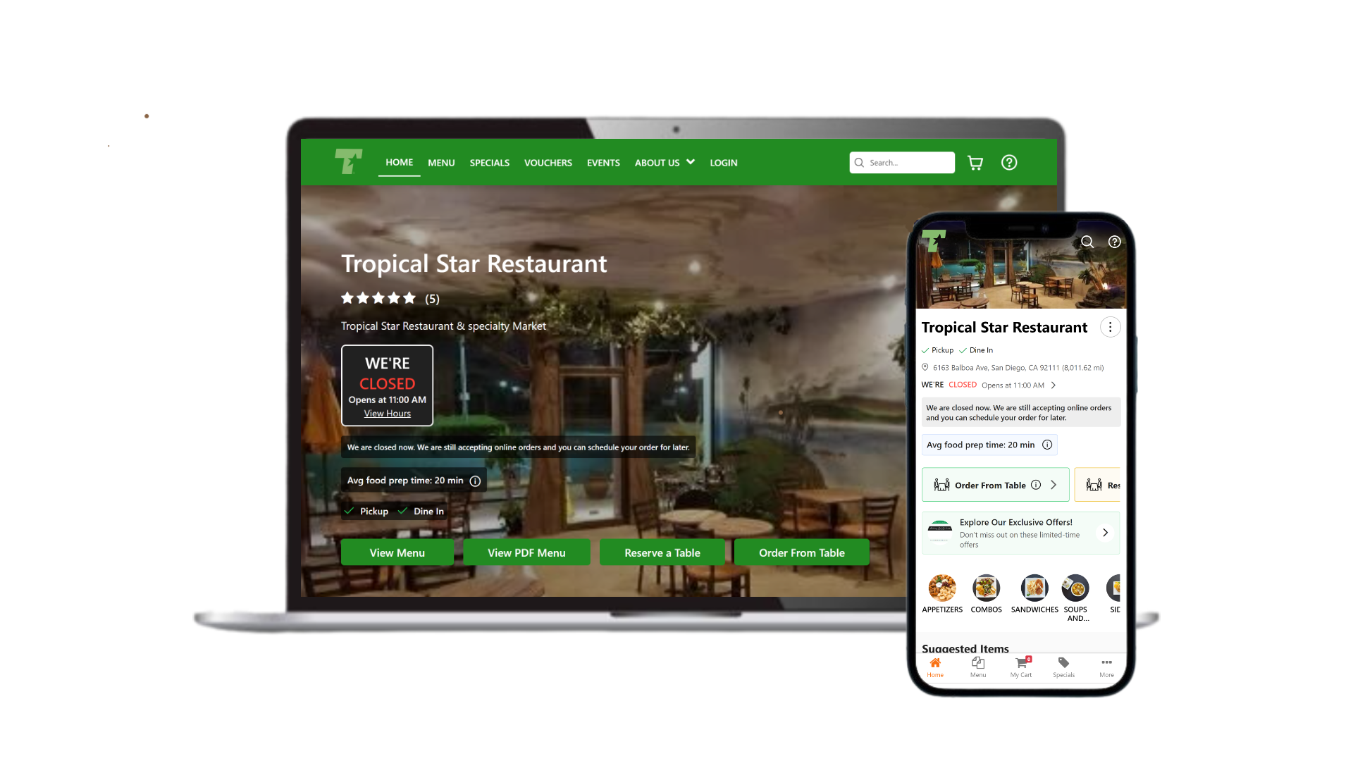 Website and App | Restaurant Operating System | by Anbe Tech Solutions Inc.