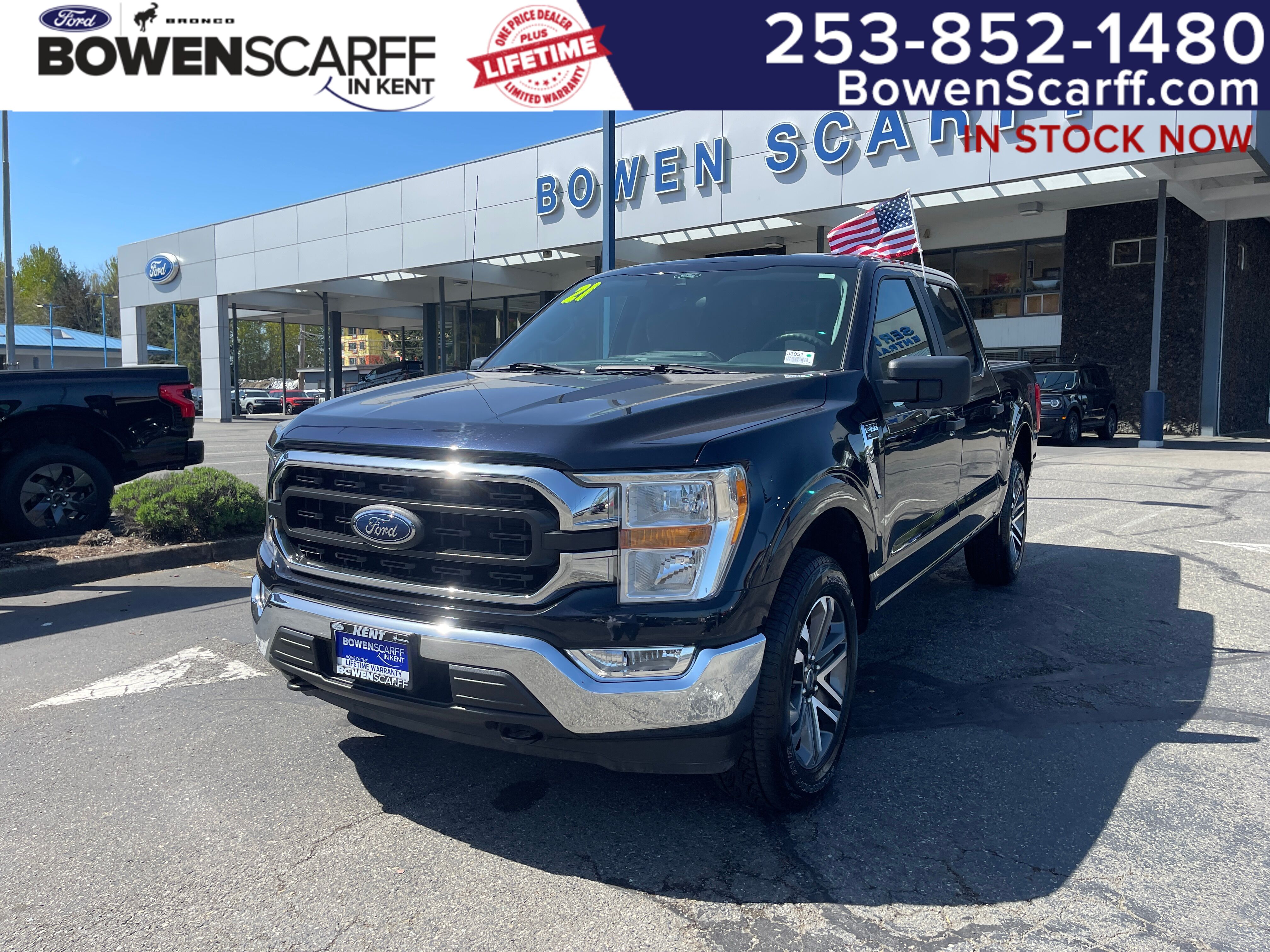 Pre-Owned 2021 Ford F-150 XLT Supercrew 4WD 145 in Kent #53051 | Bowen ...