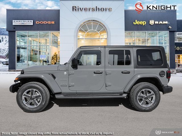 New 2023 Jeep Wrangler Sahara Convertible in Rivershore Ram Chrysler ...