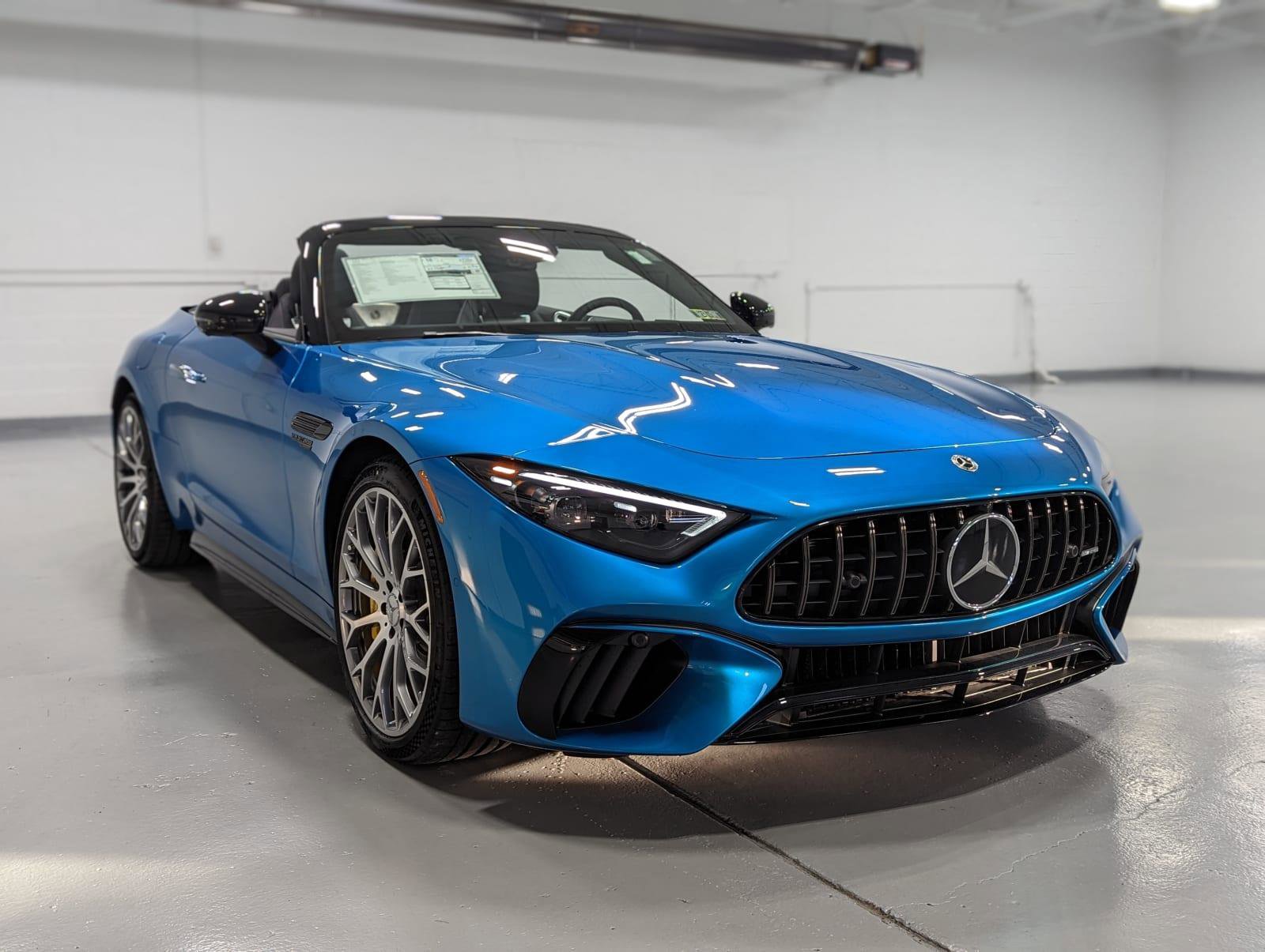 New 2022 Mercedes-Benz SL AMG® SL 63 Roadster in MANUFAKTUR Hyper Blue ...