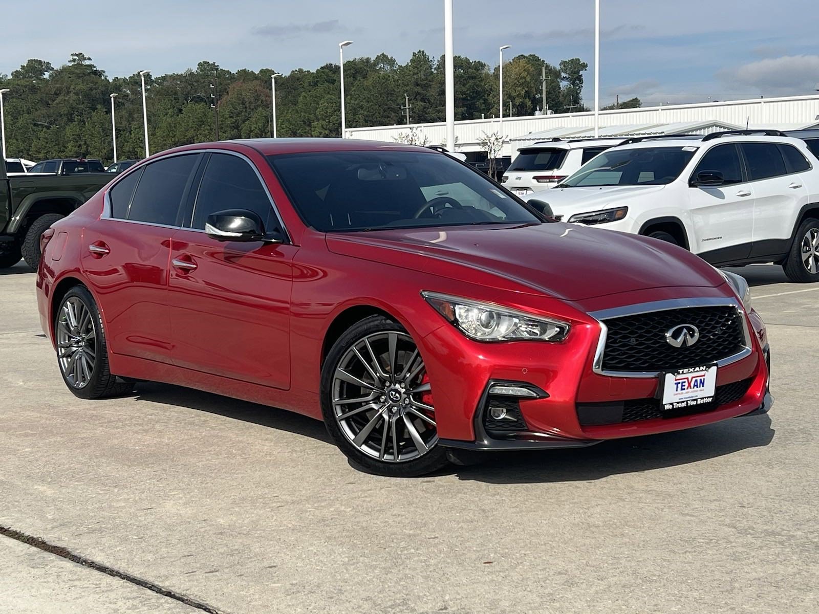Pre-Owned 2018 INFINITI Q50 RED SPORT 400 4dr Car in Humble #P7584A ...