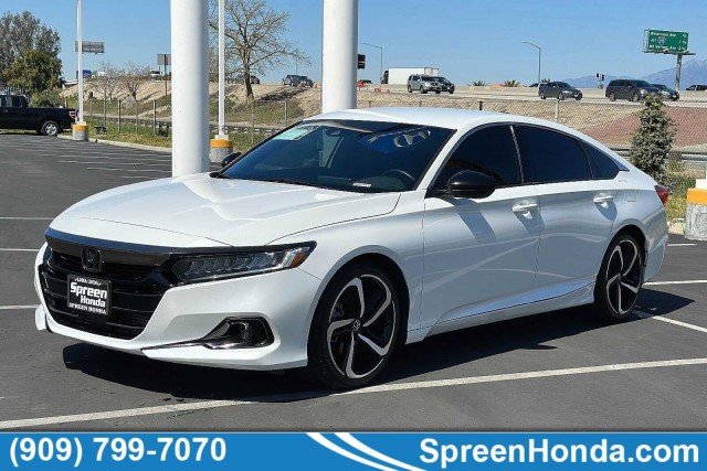 Pre-Owned 2021 Honda Accord Sedan Sport 4dr Car in Corona #N4014A | Spreen Honda Corona