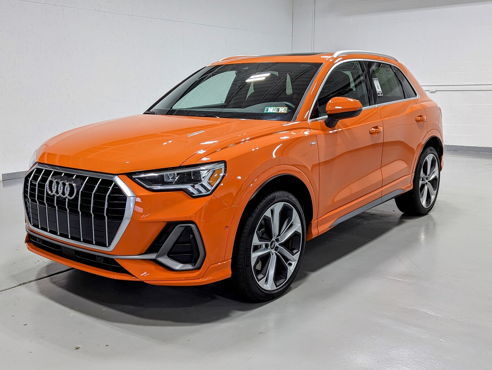 Pre-Owned 2020 Audi Q3 S line Prestige in Pulse Orange | Greensburg, PA | #A03745A