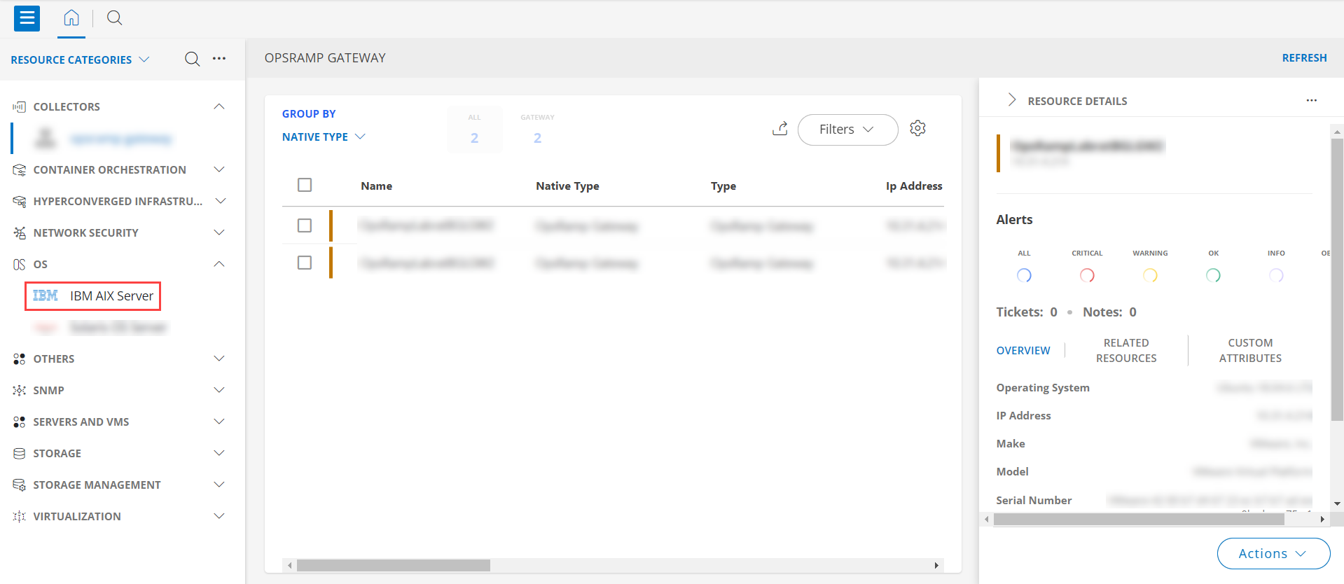Working with IBM AIX | OpsRamp Documentation