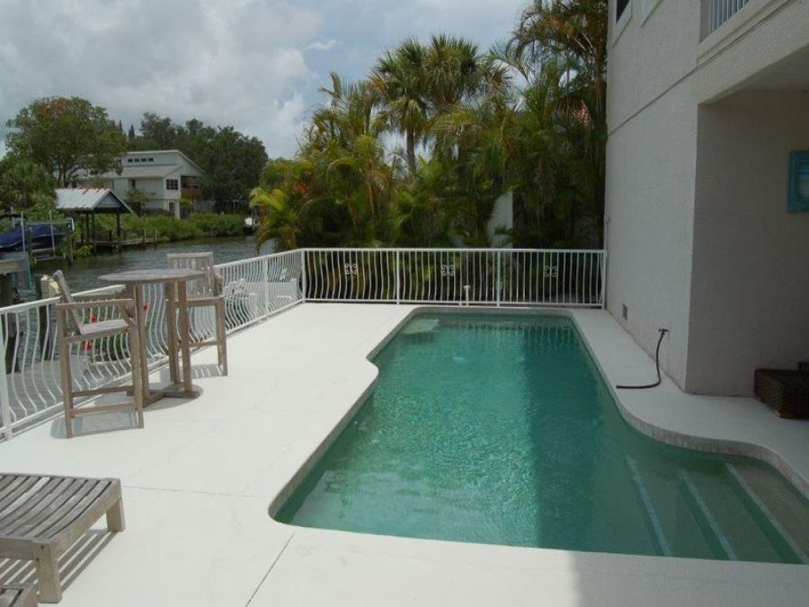 Siesta Key Three Bedroom Luxury Rental Home with Canal View