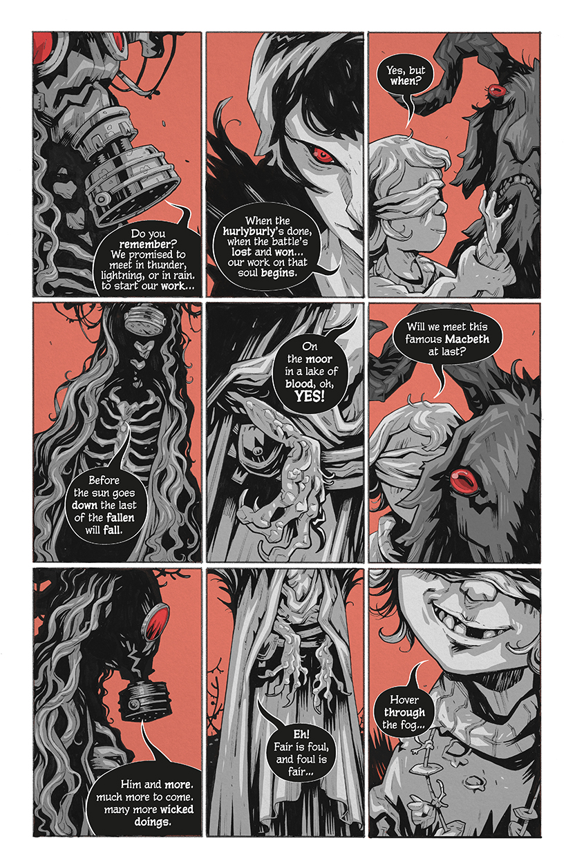 Macbeth Hath Murdered Comics - Fanboy Planet