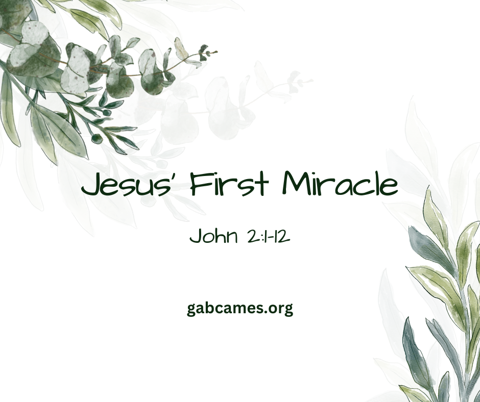 Jesus' First Miracle | Grand Avenue Baptist Church • Ames, Iowa