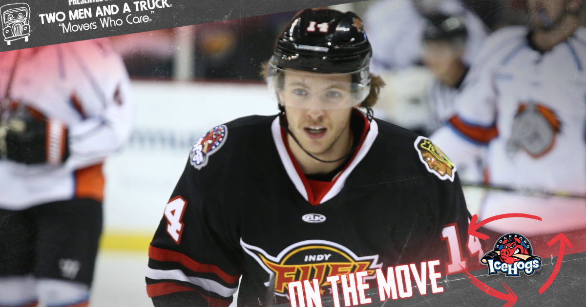 Rockford IceHogs | IceHogs Recall Forward Liam Coughlin from Indy Fuel